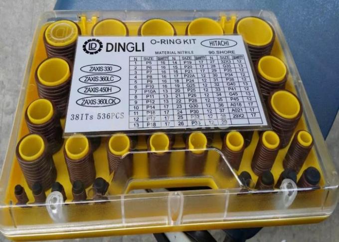 High Performance Tool O Ring Kit , Hitachi / Komatsu Metric O Ring Set