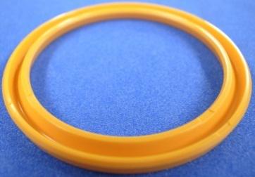 Buffer Ring Hydraulic Cylinder Seals Single Acting Rbu Type Orange Color